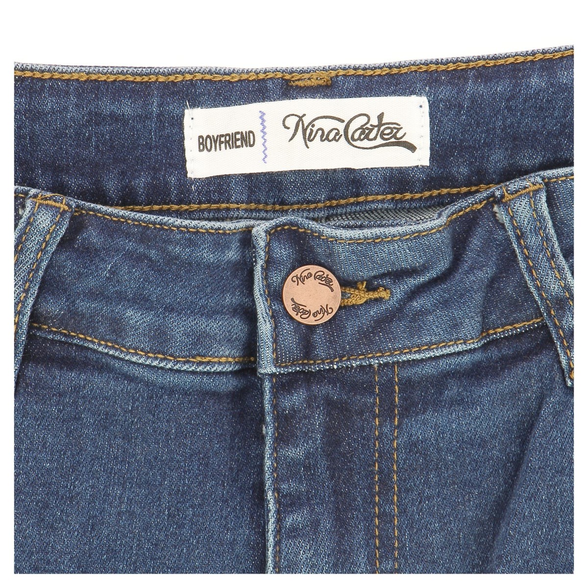 Jean boyfriend brut Nina Carter femme - Matière noble 29,90€